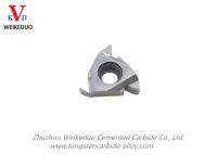 China Polished Tungsten Carbide Threading Insert for Aluminum 8 Hour Continuous Machining for sale