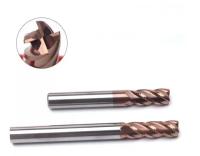 China Solid Tungsten Carbide Square End Mill 6mm-20mm 4 Flute High Wear Resistance for Steel Cast Iron for sale