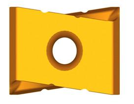 中国 LNKT2510-ZRは、CVD/TiAlNのよい熱抵抗の炭化タングステンの挿入物塗りました 販売のため