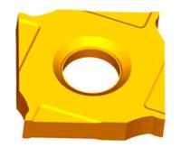 China XSEQ1202 Yellow Square Carbide Inserts HRC40-60 Carbide Insert Milling Cutters 12.7mm for sale