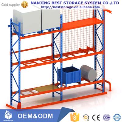 China High quality Heavy duty pallet racking Steel Q235 blue orange color for sale