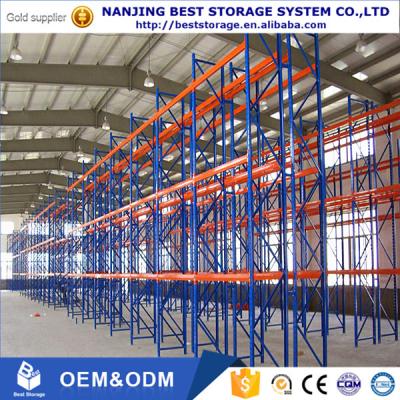 China 3D drawiing heavy duty pallet rack ISO CE certificate lower cost for sale
