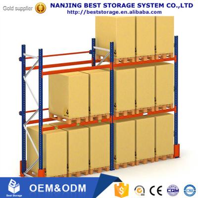 China warehouse storage heavy duty pallet racking ISO9001 CE certificate for sale