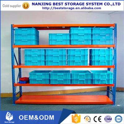 China Lower cost industrial medium duty shelving with ISO9001 and CE certificate for sale