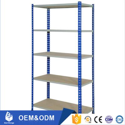 China China supplier cheap price high quality ISO CE certificated light duty slotted angle shelving racking system for sale