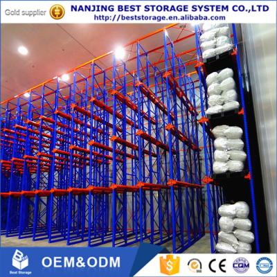China Quick delivery competitive price high quality steel Q235 drive in rive through pallet rack system for sale