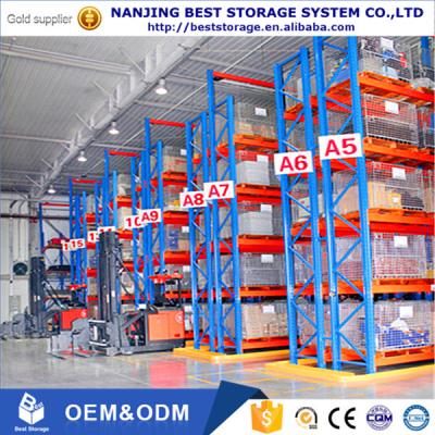 China 3-10m high 2000kg load heavy duty pallet rack with ISO CE certificate for sale