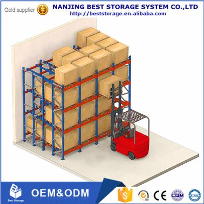 China Lower cost China supplier Storage Equipment Warehouse Pallet Rack ,Very Narrow Aisle Selective Warehouse Rack for sale