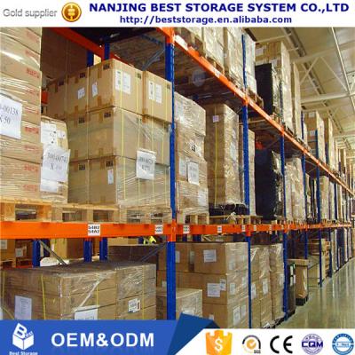 China ISO9001 and CE Powder Coating Heavy Duty Pallet Racking , Multi Level Pallet Racking for sale