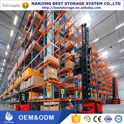 China ISO9001 CE certificate China supplier factory price high quality VNA heavy duty pallet racking system for sale