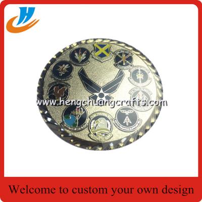 China Custom 50mm C001 US Navy Metal Challenge souvenir Coin with epoxy for sale