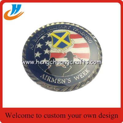 China Custom 50mm C001 US Navy Metal Challenge souvenir Coin with epoxy for sale