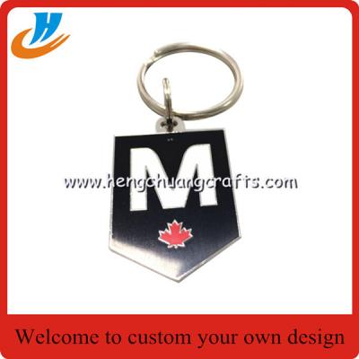 China PU leather key chain,metal keychain,custom your own logo design key chains for sale