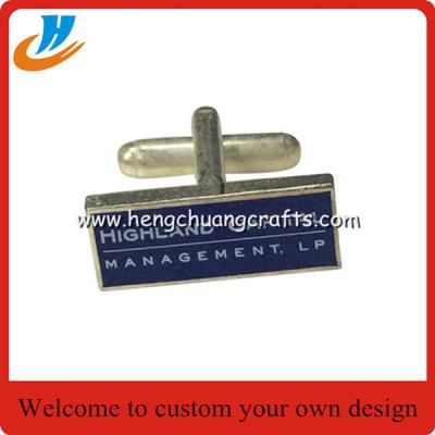 China Flag cufflinks with custom logo design  soft enamel cufflinks wholesale for sale