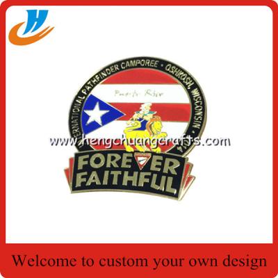 China Soft enamel pins,flag lapel pin badge wholesale/Offset Printed pins custom for sale