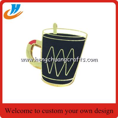 China Lapel pin custom,soft enamel pin with epoxy Pantone color choose for sale