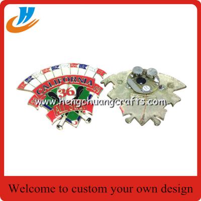 China China badge pin factory specialized in metal baseball pin badge with custom design for sale