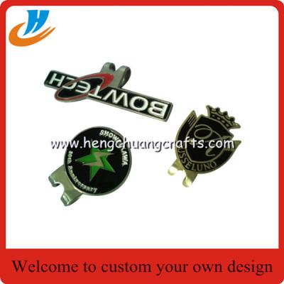 China Custom Golf accessory hat clips with magnet,make your own design logo for sale