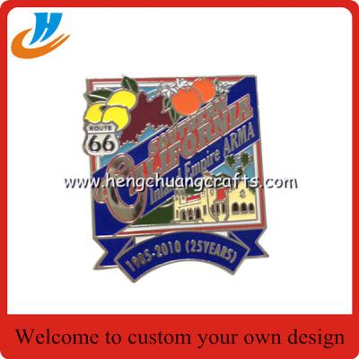 China Soft or hard enamel pin welcome to custom,lapel pin badge with custom logo for sale