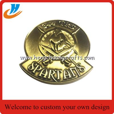 China Custom wholesale coins, metal coins with different design and plated for sale