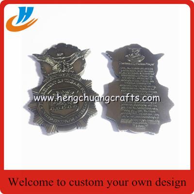 China Custom wholesale coins, metal coins with different design and plated for sale
