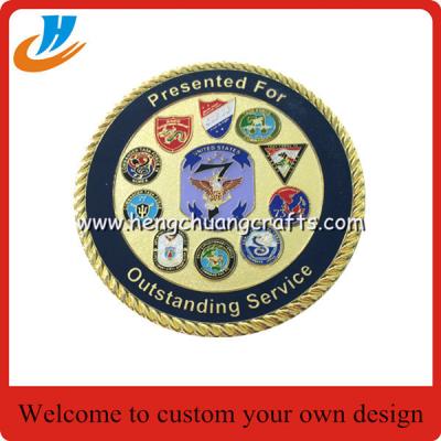 China US coins,metal challenge coins with custom coin design, 50mm of size coin is ok for sale