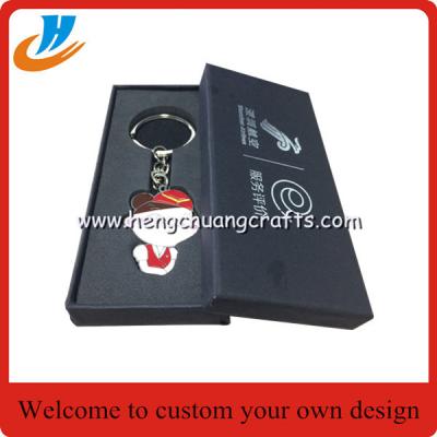 China Metal keychains/keyrings/key chains/key rings with custom logo boxes for sale