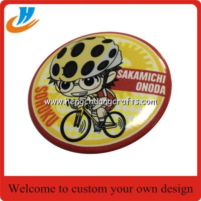 China Custom tin badge,cheap lapel tin badge with your own carton logo badge pin for sale