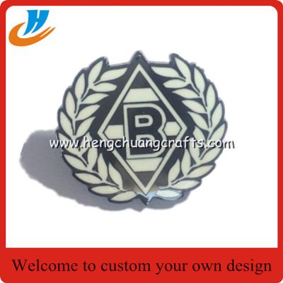 China Sticker badge pin,camera shape metal pin badge with enamel silver plated for sale