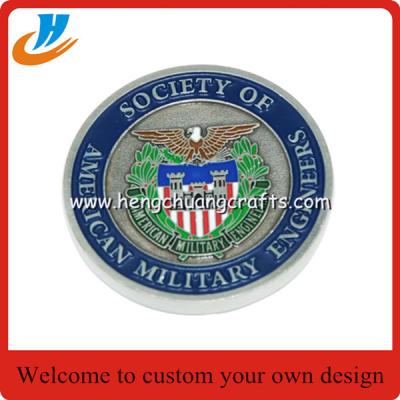 China US coins,metal challenge coins with custom coin design, 50mm of size coin is ok for sale