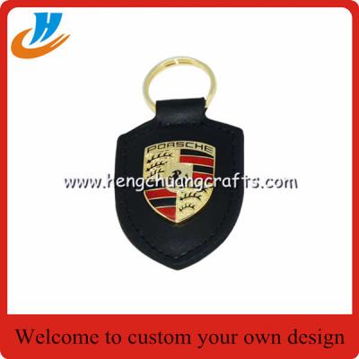 China PU leather key chain,metal keychain,custom your own logo design key chains for sale