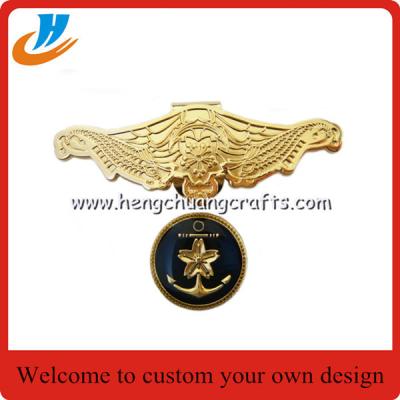 China Custom iron material hat clip,magnet hat clips with gold plated for sale