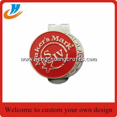 China Personalized golf accessory hat clips custom,welcome to use your own logo hat clip design for sale