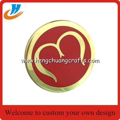 China Luggage buckle badge bag buckle pin custom, soft enamel with custom for sale