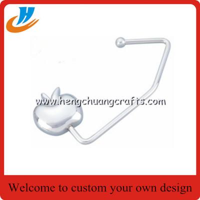 China Custom epoxy bag hanger hook,bag holder with print your own logo for sale