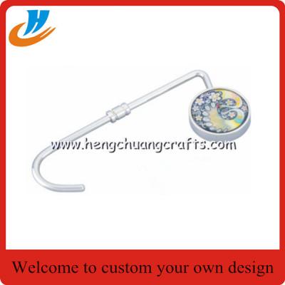 China Custom bag hanger holder,ladies bag holder with custom logo design for sale