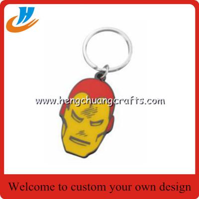 China Custom apple keychain,any logo keychain with laser or print logo for sale