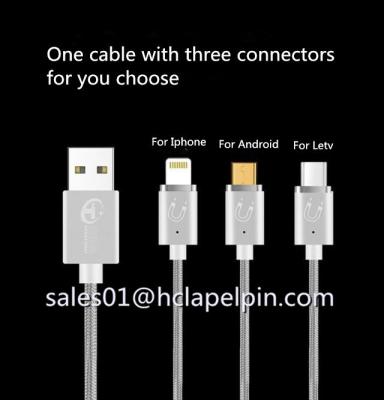 Length 1M Magnetic Cable,USB Charging Magnetic Adapter Charger Cable for Mobile Phone