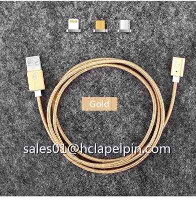 Magnetic Charging Cable For iphone6 and Samsung mobile phone micro usb cable