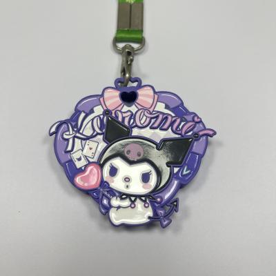 China A metal medal themed around Kuromi, a medal that exudes a feminine charm for sale