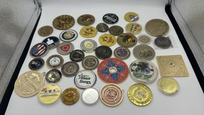 China High capacity production of soft enamel coin metal challenge coins with OEM ODM services and packaging options for bulk shipments for sale