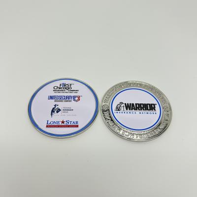 China Warrior Insurance Network Custom Challenge Coin, Multi-Insurance Brand Collectible Metal Coin for sale