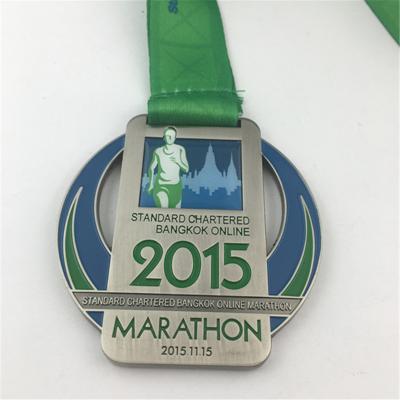 China Standard chartered bangkok online custom marathon medals for enents for sale