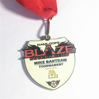 China Kamloops blaze soccer club medals,mike bartram tournament medals custom for sale