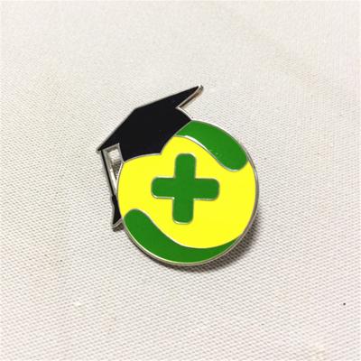 China Doctor Nurse Graduation Enamel Pin, Zinc Alloy Medical School Gift for sale