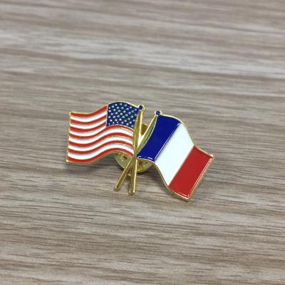 China Custom army metal badge,Flag lapel pins badge for Souvenir for sale