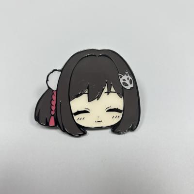 China Kuda Izuna Enamel Pin - Blue Archive Character Brooch, NinNin Style Collectible for sale