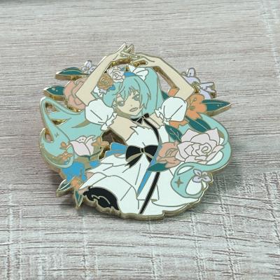 China Baseball badges,metal badge with print process 7-10 lead time custom baseball pins for sale
