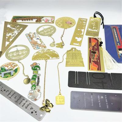 China Zinc alloy material bookmark/book mark custom for souvenirs and promotion for sale