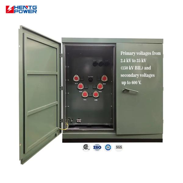 Quality 3 Phase Pad Mounted Power Transformer 225kva Iron Core Transformer IEC ANSI IEEE for sale